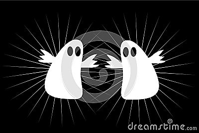 Two Ghosts Stock Photo - Image: 15985760