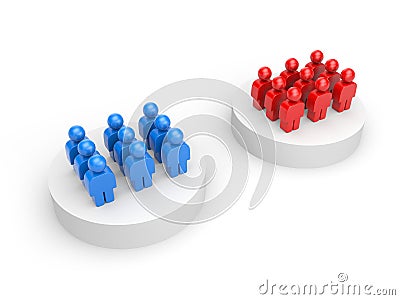 Two Group Royalty Free Stock Photo - Image: 6694025