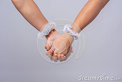 Two Men Who Love Each Other Stand Hand In Hand Royalty-Free Stock Photo ...