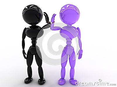 Two People Chained Together By Handcuffs #3 Stock Photography ...