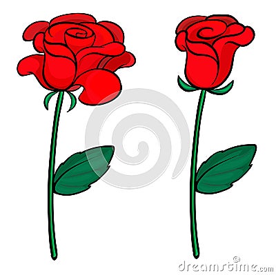 Two Roses Stock Illustrations – 1,612 Two Roses Stock Illustrations ...