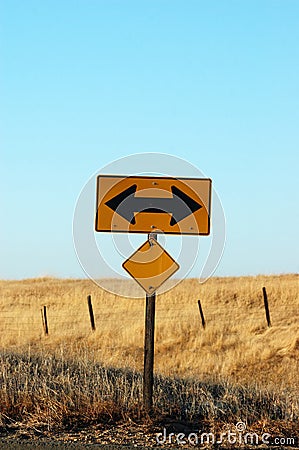 Two Way Sign Stock Photography | CartoonDealer.com #16371362