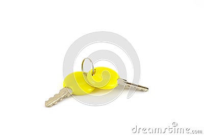Two Yellow Keys Royalty-Free Stock Photo | CartoonDealer.com #24543423