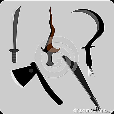 Types Of Traditional Indonesian Sharp Weapons From Various Tribes ...