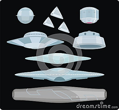 Types Of UFOs Stock Photos - Image: 14478493
