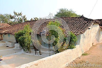 A Typical House In A Rural Place In India Stock Photos - Image: 23515433