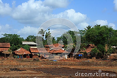 Typical Indian Village Landscape Stock Image - Image: 20685491