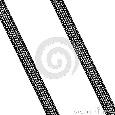 Tyre Trace Royalty Free Stock Photography - Image: 9607197