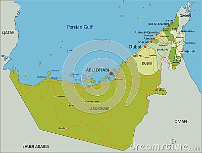 Highly Detailed Editable Political Map With Separated Layers.United ...
