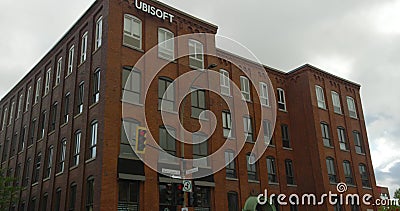 Ubisoft Headquarters Building in Montreal Stock Footage - Video of ...