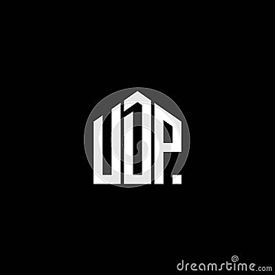 UDP Letter Logo Design On BLACK Background. UDP Creative Initials ...