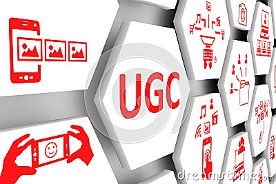 UGC Concept Cell Background Royalty-Free Cartoon | CartoonDealer.com ...