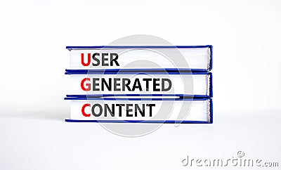 UGC User Generated Content Symbol. Concept Words UGC User Generated ...