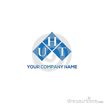 UHT Letter Logo Design On WHITE Background. UHT Creative Initials ...