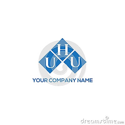 UHU Letter Logo Design On WHITE Background. UHU Creative Initials ...