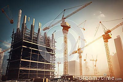 Uilding Under Construction Is Steadily Progressing, Offering A Glimpse ...