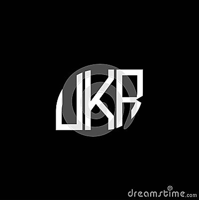 UKR Letter Logo Design On Black Background. UKR Creative Initials ...