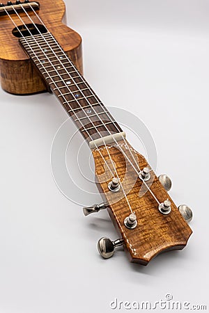 Ukulele With Side Soundhole Isolated On White Background Royalty-Free ...