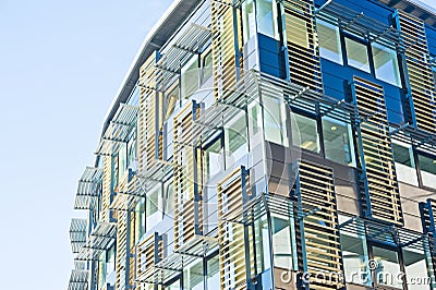 Ultra-modern Building: Advanced Design. Stock Photos - Image: 21419833