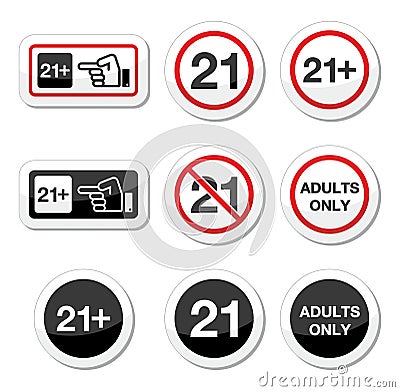 Under 21, Adults Only Warning Sign Royalty Free Stock Photos - Image ...