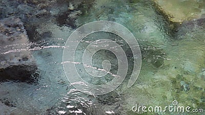 Underground Spring Water Inside of Fresh Water Stock Footage - Video of ...