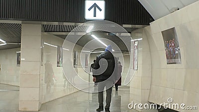 Underpass, Subway, Tunnel, Direction Signs Stock Footage - Video of ...