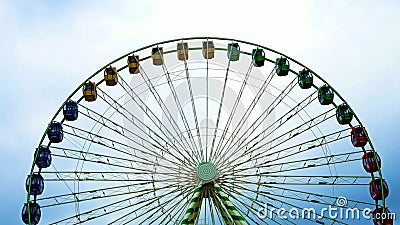 Underside View of a Ferris Wheel at Minnesota State Fair Stock Video ...