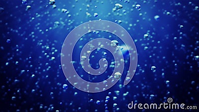 Underwater Bubbles with God Rays Stock Footage - Video of drink, fluid ...