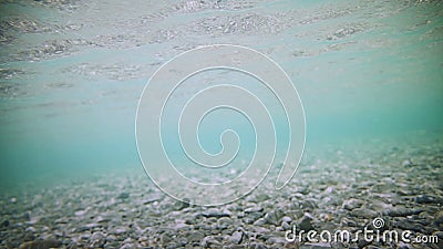 Underwater Clear River Bottom Stock Footage - Video of deep, pebble ...