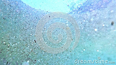 Underwater magic sand. stock video. Video of rush, shore - 108607593