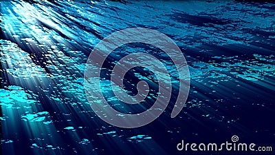 Underwater Ocean Waves with Light Effects - Water FX0310 HD Stock ...