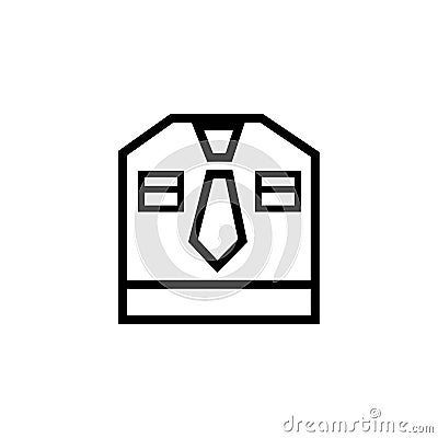 Uniform Icon Vector Sign And Symbol Isolated On White Background ...