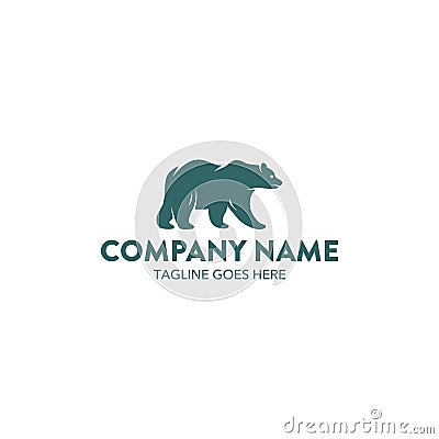 Unique Bear Logo Template. Vector. Editable | CartoonDealer.com #103905246