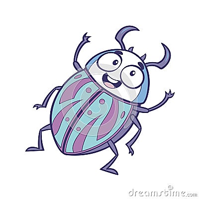 Extraordinary Cartoon Character Of Blitz The Beetle | CartoonDealer.com ...