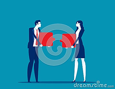 Unmatching Pieces Of Jigsaw Puzzle. Business Problem And Malfunction ...