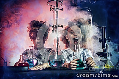 Unsuccessful Chemical Experiment Royalty-Free Stock Photo ...