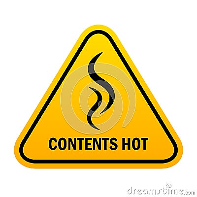 Contents Hot Vector Warning Sign | CartoonDealer.com #134457868