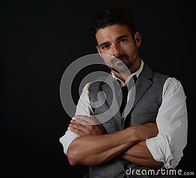 Uomo Italiano Bello Fotografia Stock - Immagine: 46488168