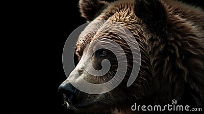 Up Close With A Real Bear: Perfect For Posters And Invitations. Royalty ...