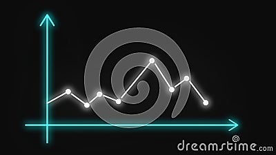 Up-down Going Trade Graph Animation In High Quality Royalty-Free Stock ...