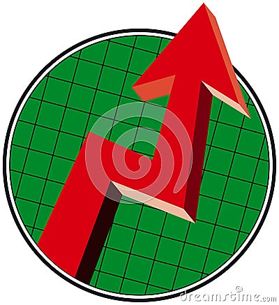 Up Trend Arrow Royalty Free Stock Images - Image: 99539