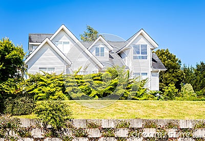 Upper Middle Class House Royalty-Free Stock Photo | CartoonDealer.com ...