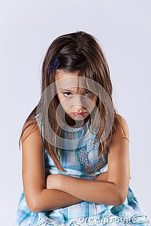Upset Little Girl Stock Images - Image: 27613274