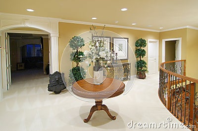 Upstairs Of A Luxury Home Royalty Free Stock Images - Image: 991189