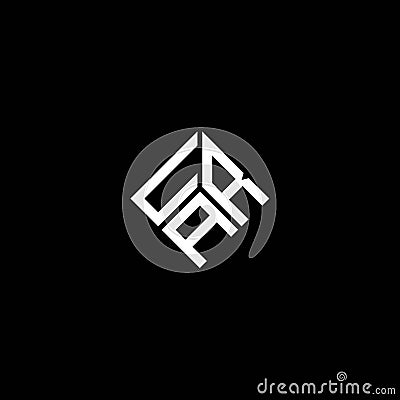 URA Letter Logo Design On Black Background. URA Creative Initials ...