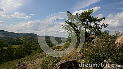Ural Mountains. stock video. Video of expedition, horizon - 52120725