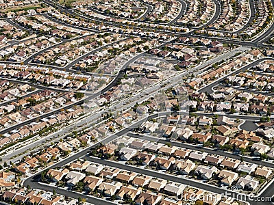 Urban Housing Sprawl. Stock Photography - Image: 3180582