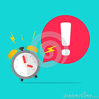 Urgency Time To Action Important Reminder Caution Exclamation Message ...