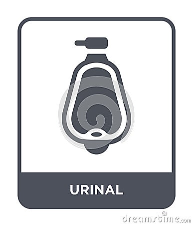 Urinal Icon In Trendy Design Style. Urinal Icon Isolated On White Background. Urinal Vector Icon ...