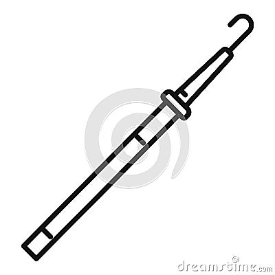 Urinary Catheter Icon, Outline Style Cartoon Vector | CartoonDealer.com ...